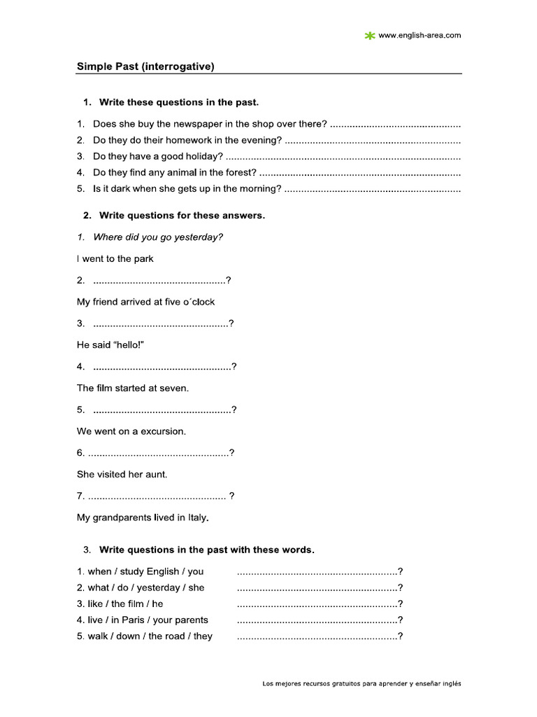 P. Simple Interrogative | PDF