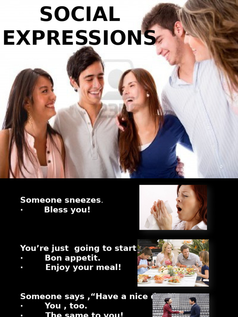 Social Expressions Conversation Topics Dialogs 60462 | PDF