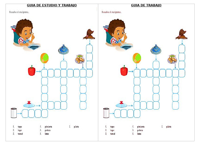 GUIA DE ESTUDIO Y TRABAJO los articulos definidos (1) | PDF