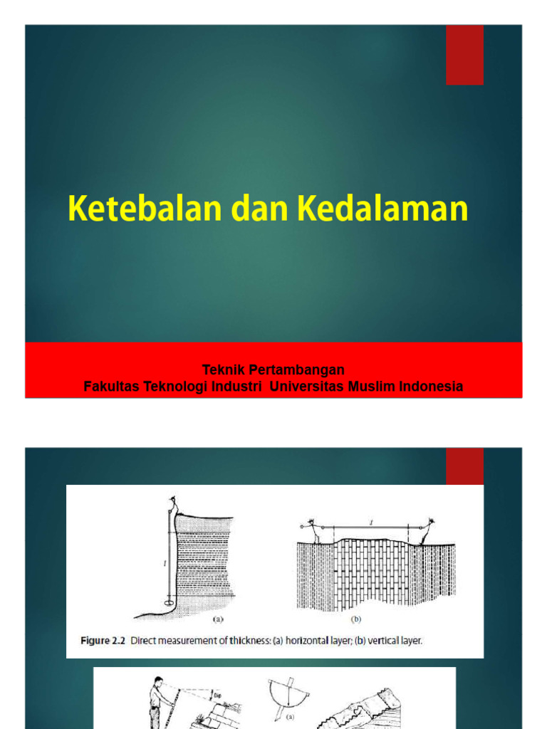 Ketebalan Dan Kedalaman | PDF