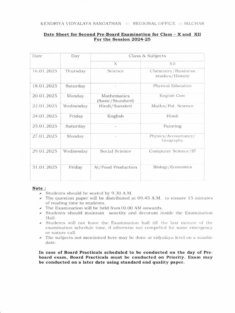 Datasheet 2nd Pre-Board | PDF