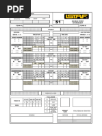 Table Tennis Score Sheet Template | PDF