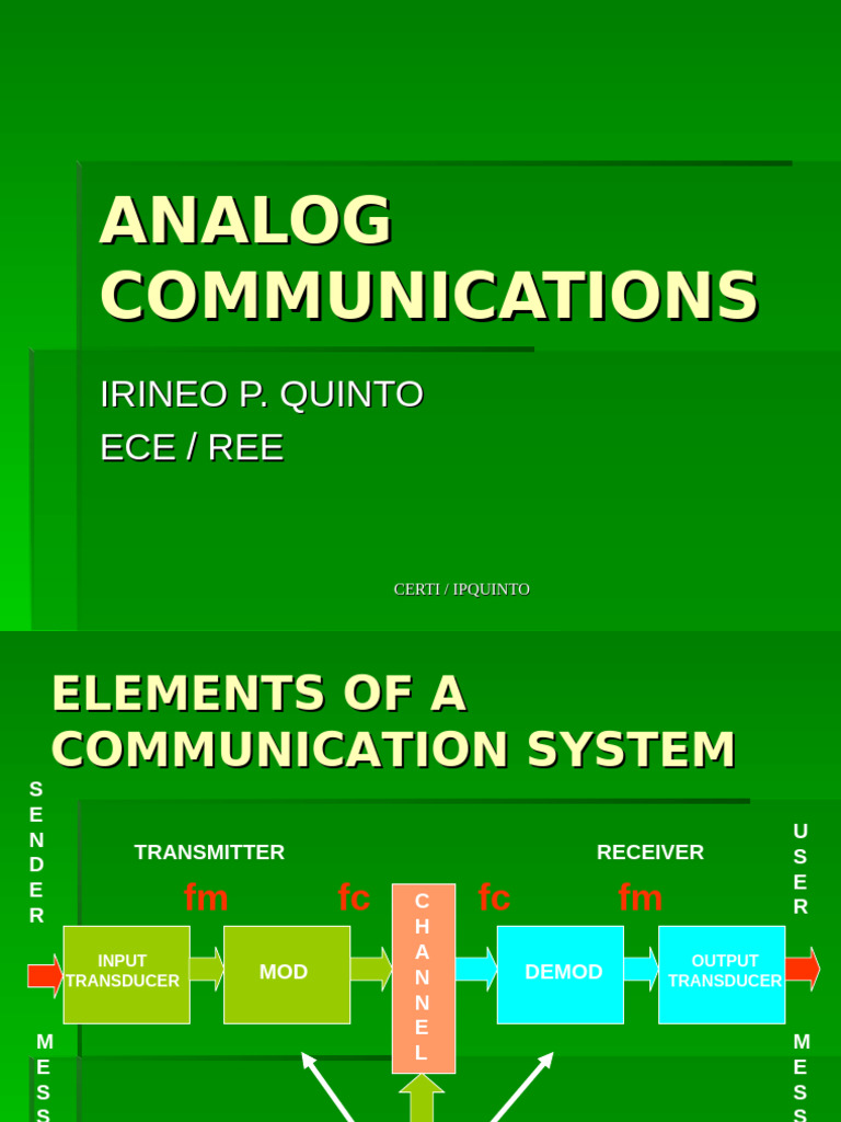Analog Communications | PDF | Modulation | Frequency Modulation