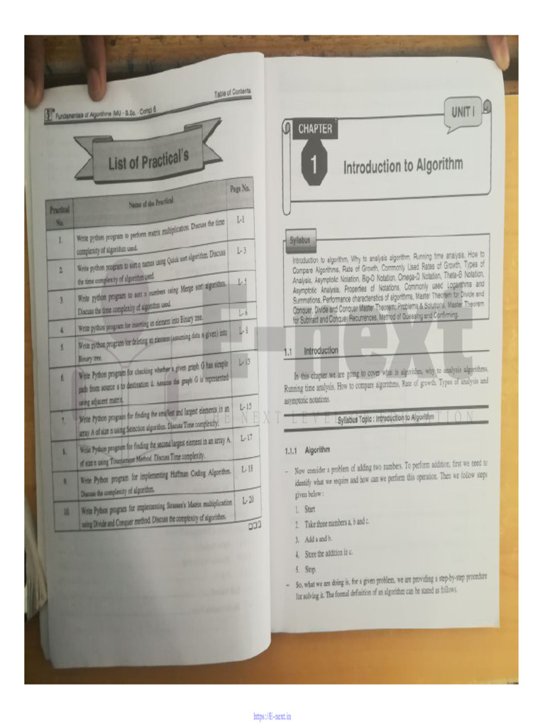 Ch1-Introduction To Algorithm (E-Next - In) | PDF