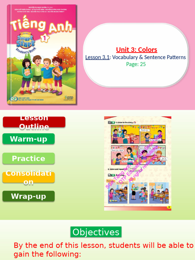 Colors Vocabulary & Patterns | PDF