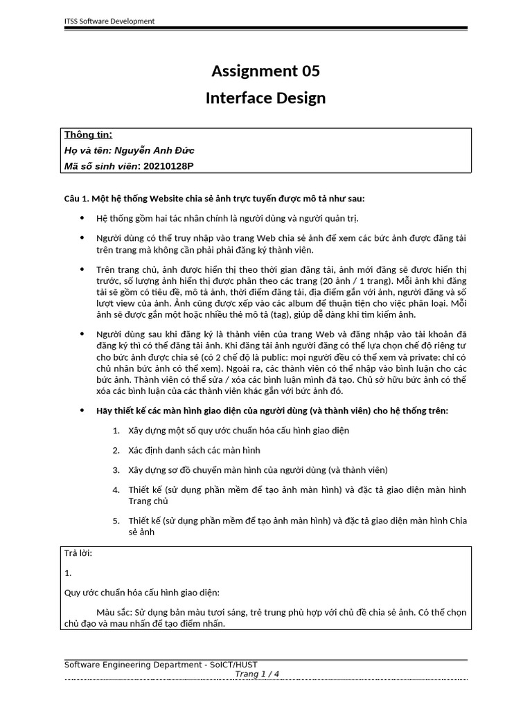 Assignment 05 - NguyenAnhDuc - GUI Design - Bai Tap Tai Lop | PDF