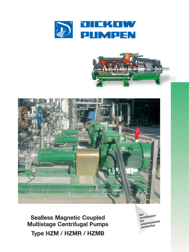 Dickow Pumpen | PDF | Pump | Bearing (Mechanical)