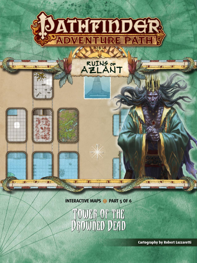 Ruins of Azlant - 5 - Tower of The Drowned - Interactive Maps | PDF ...