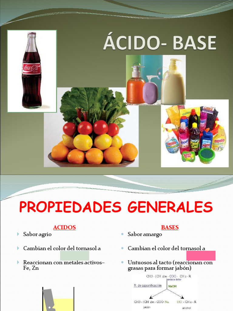 Clase 13 - Acidos y Bases | PDF | Ph | Ácido
