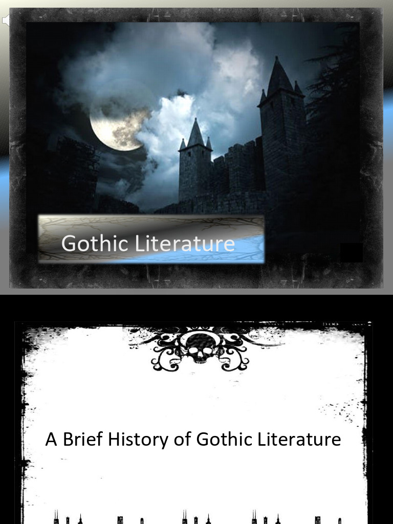 Gothic Literature Introduction 2024 | PDF | Gothic Fiction