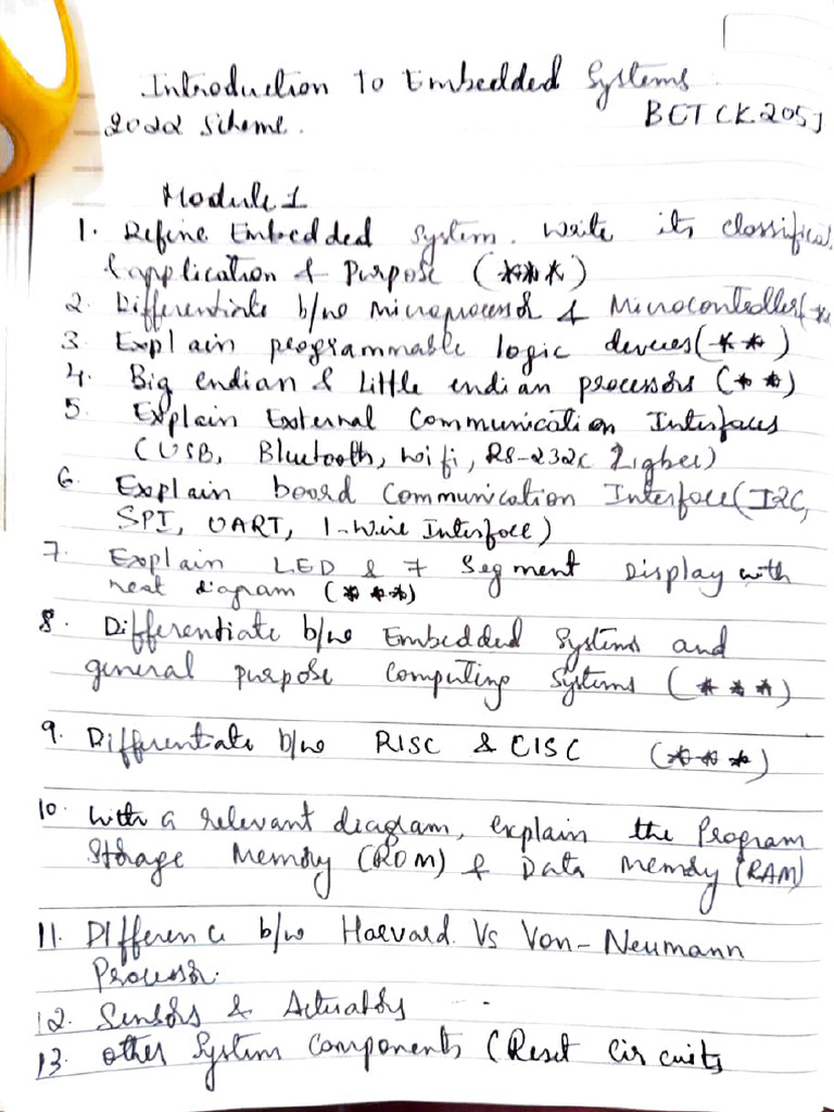 Introduction To Embedded Systems | PDF