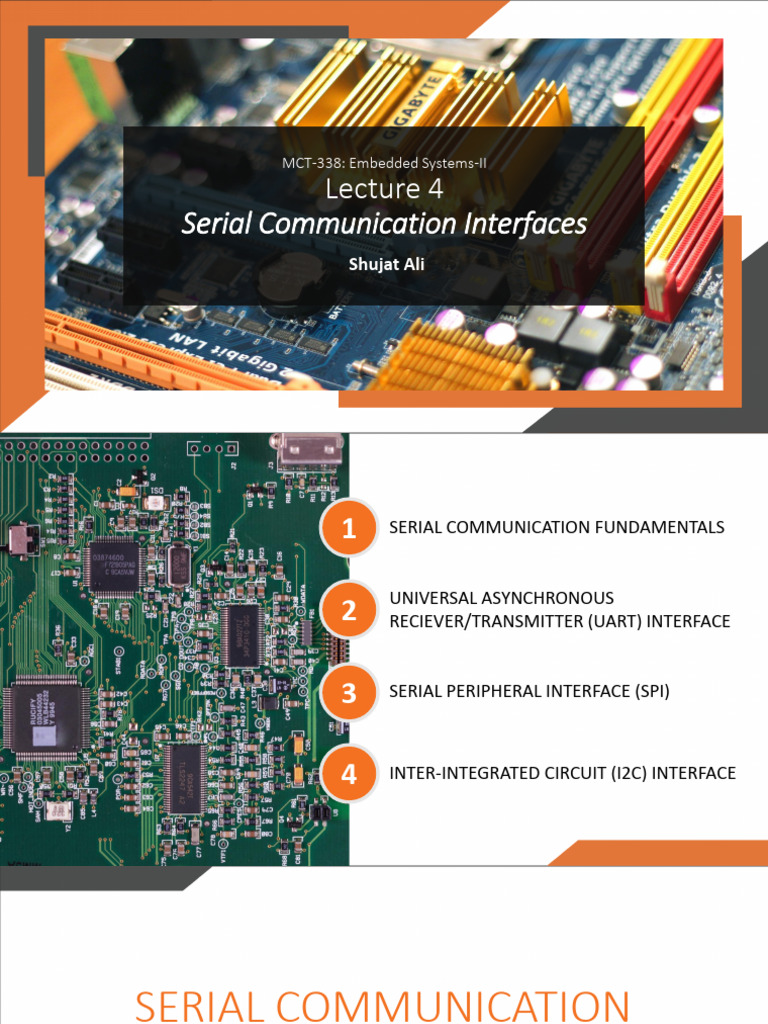 MCT-338 (Fall-2024) Lec 4 - Serial Communication Interfaces | PDF | Electrical Engineering ...