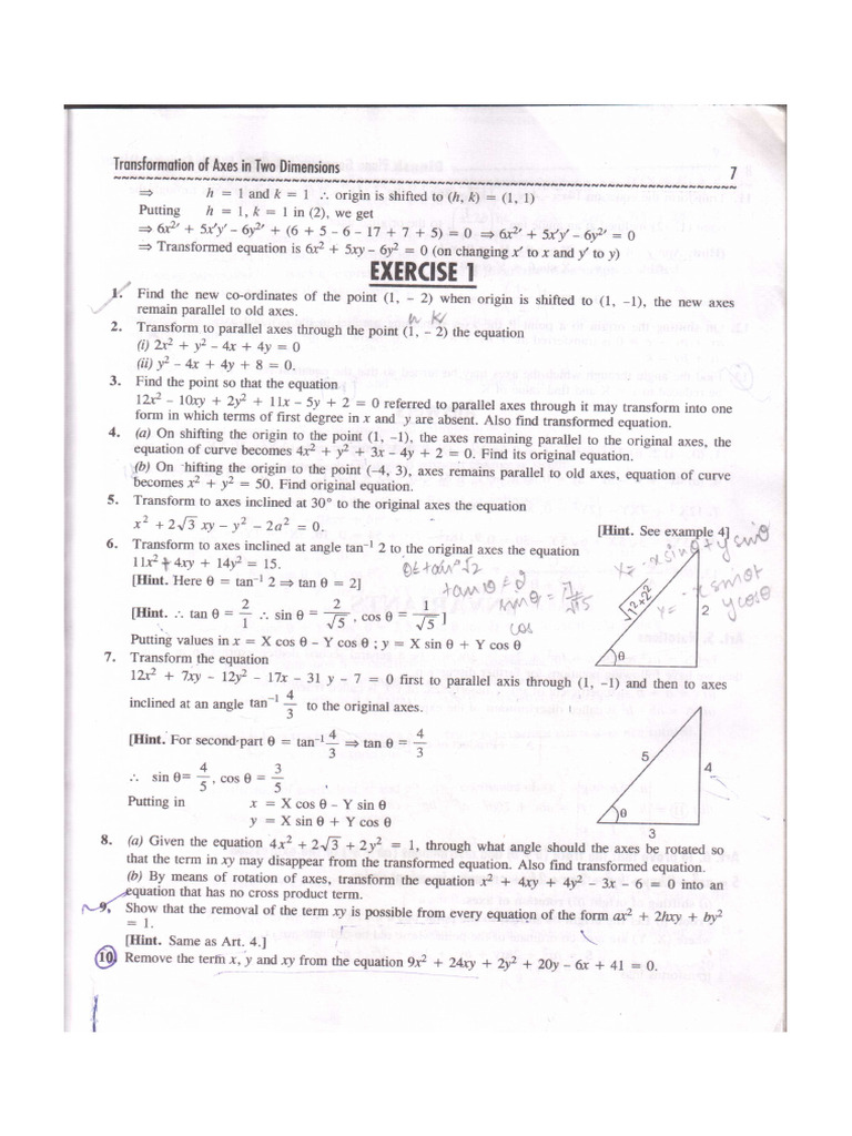 Plane Geometry Ch-1 to Ch-4 | PDF