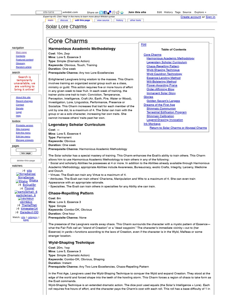 Solar Lore Charms - Ninja - Sensei - Gaming | PDF