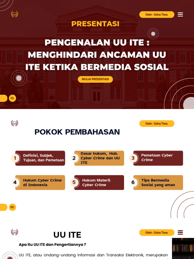 Pengenalan UU ITE Dan Cyber Crime-1 | PDF