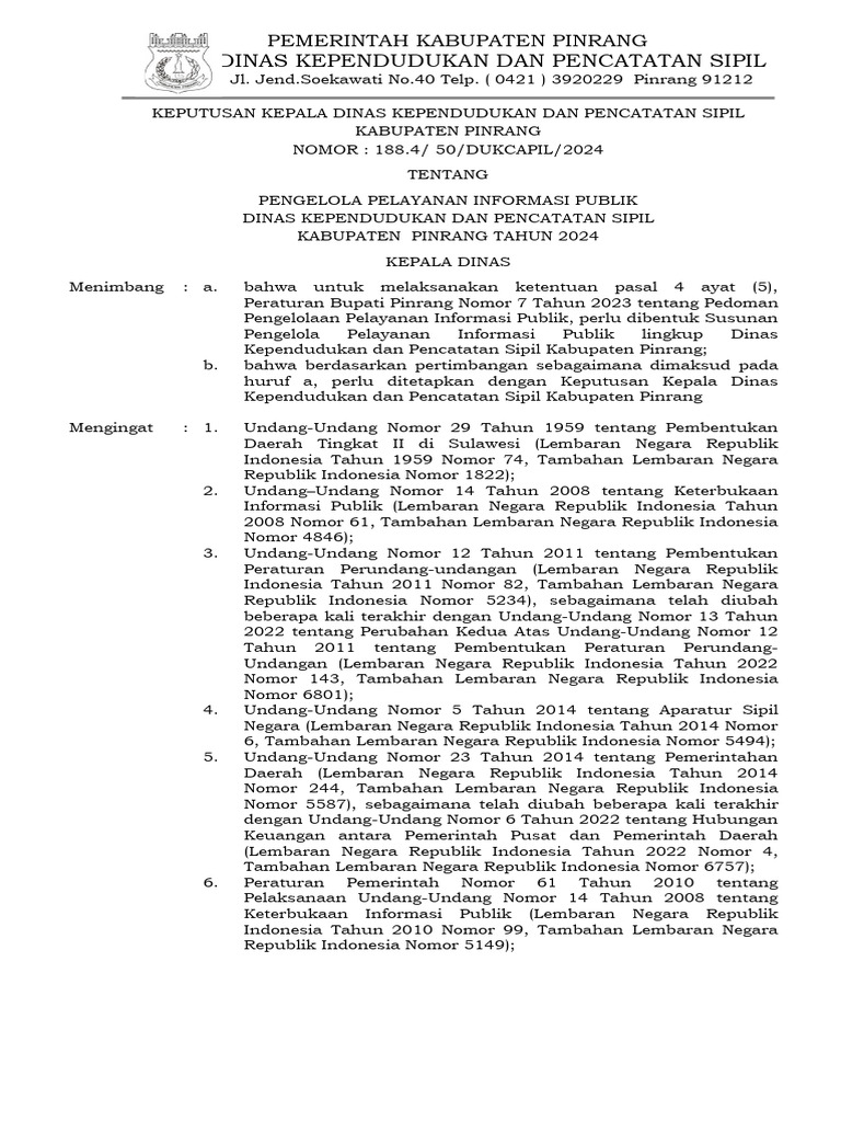 SK PPID-DISDUKCAPIL 2024 | PDF