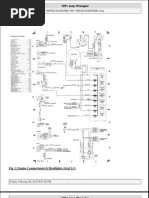 Jeep 1995 YJ FSM Wiring Diagrams | PDF | Relay | Anti Lock Braking System