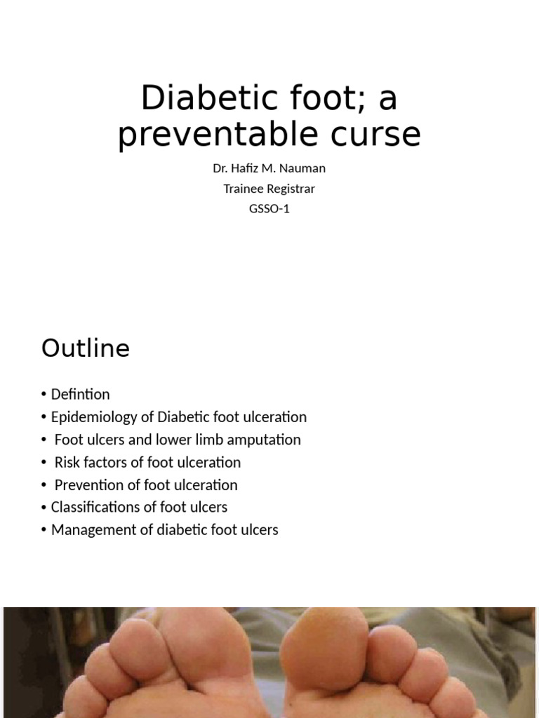 Diabetic Foot | PDF | Amputation | Peripheral Neuropathy