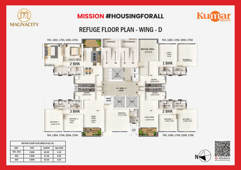 Refuge Floor Plan - Wing D Details | PDF
