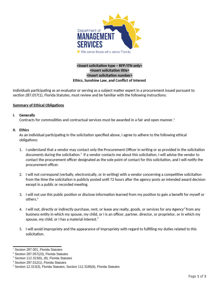 Conflict of Interest Form | PDF | Freedom Of Information Laws By ...