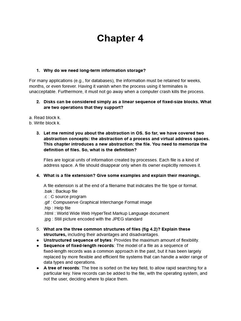 HE191444 HoangDucCuong Chapter4 | PDF | Computer File | File System