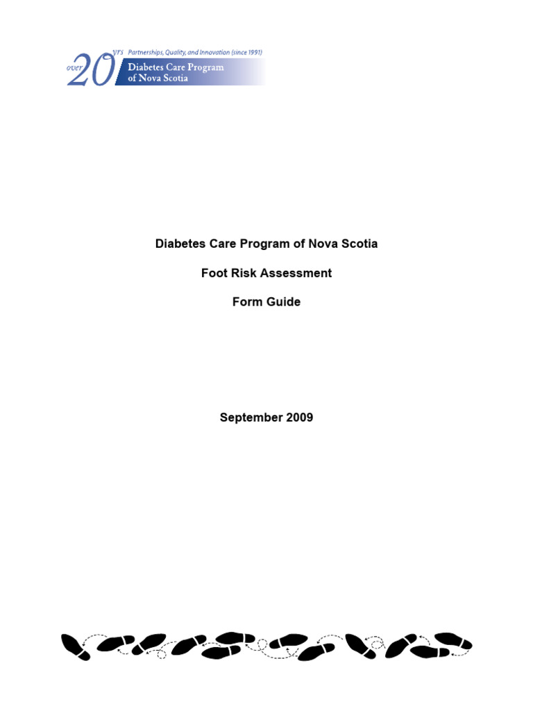 Diabetic Foot Risk Guide | PDF | Anatomical Terms Of Motion ...