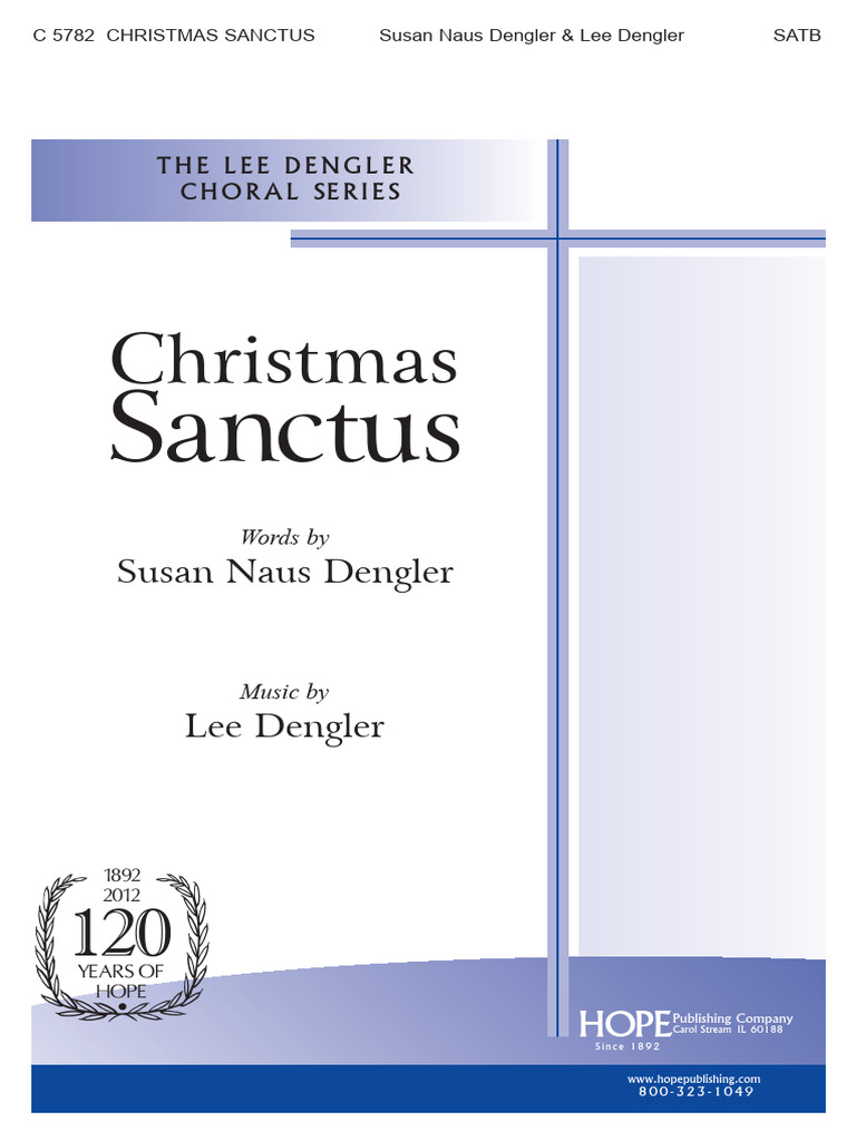 Christmas Sanctus | PDF | Musical Notation | Choral Music