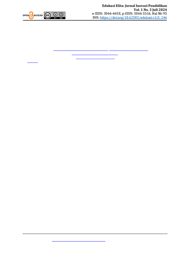 Vol 1 No 3 Juli 2024 Hal 86-95 | PDF