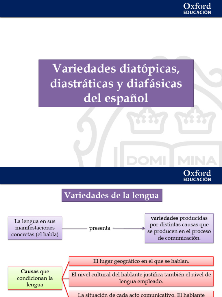 Variedades_diatopicas_diastratica | PDF | Dialecto | Lengua española