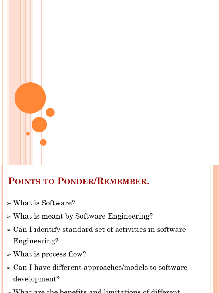Ch. 1 Introduction To Software Engineering and Process Model. | PDF | Software Prototyping ...