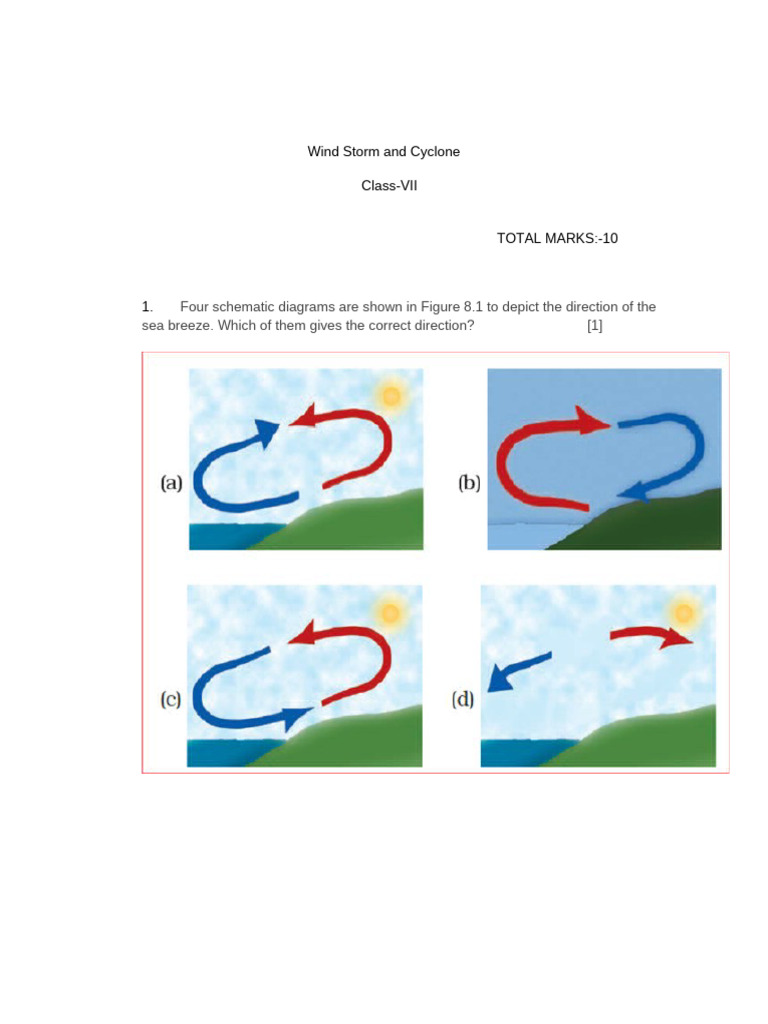 CL7 Wind Storm and Cyclone-worksheet | PDF