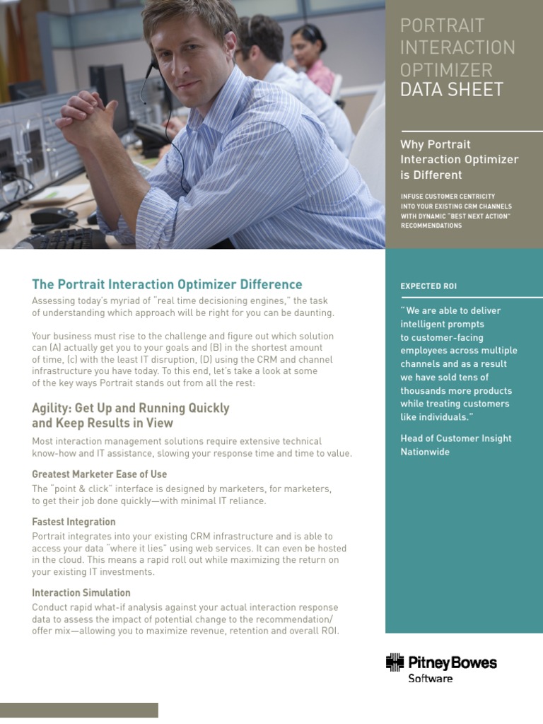 CAI Portrait Interaction Optimizer - Why It's Different Solution Overview | PDF | Customer ...