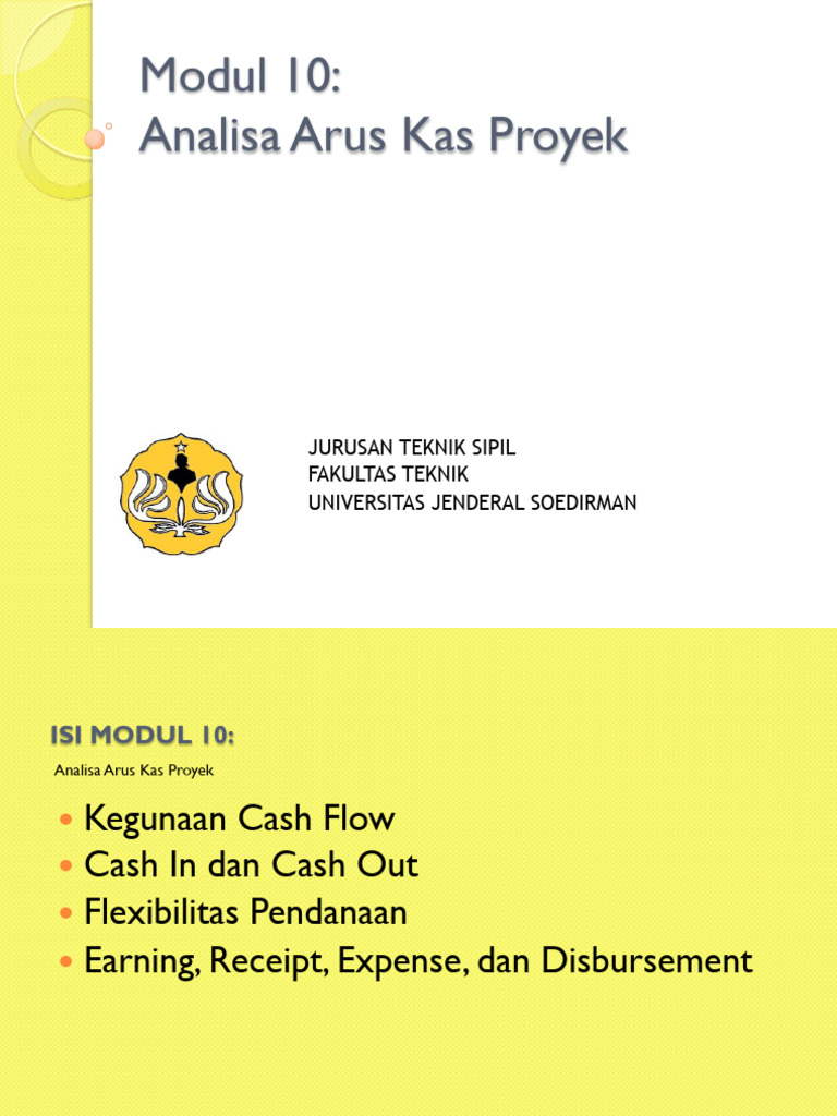 (p13) Modul 10 Analisa Arus Kas Proyek | PDF