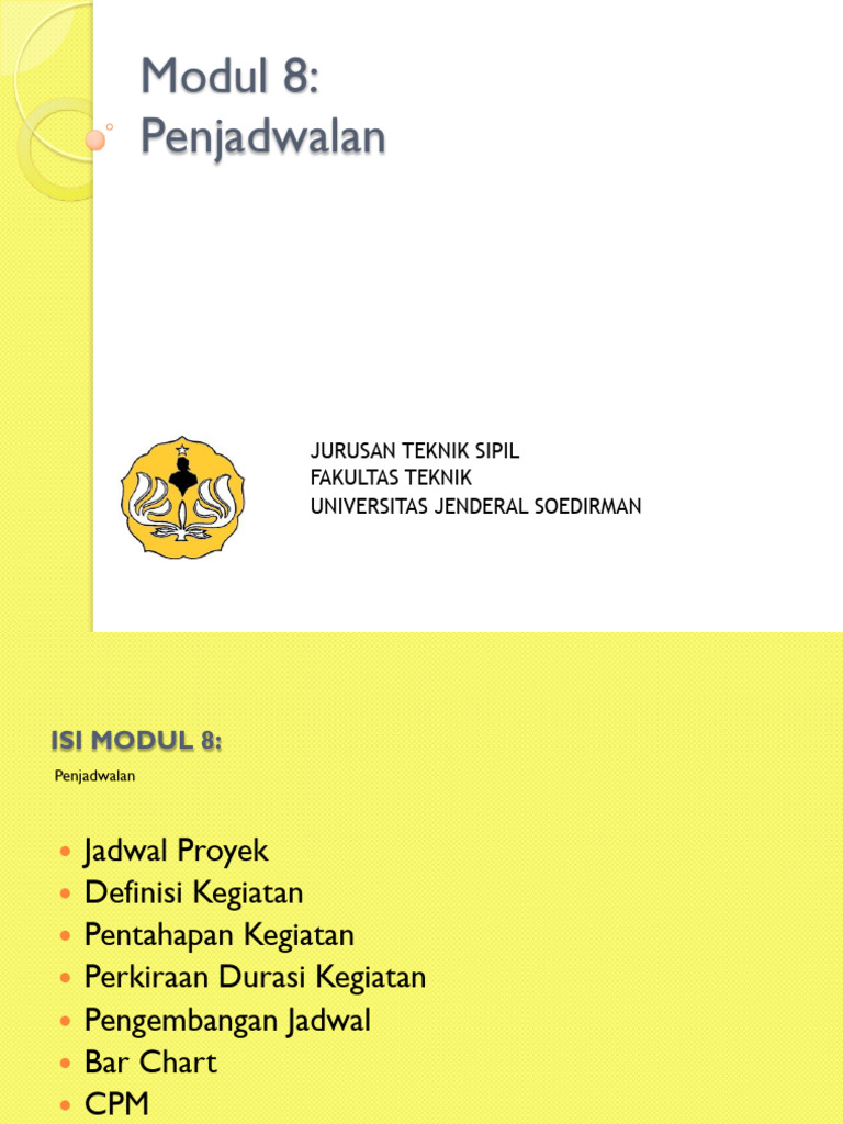 [p9] Modul 8 Penjadwalan | PDF