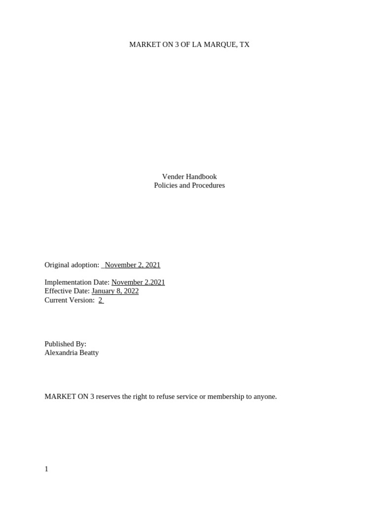 MO3 Policy and Procedure 8:3 | PDF | Propane | Fee