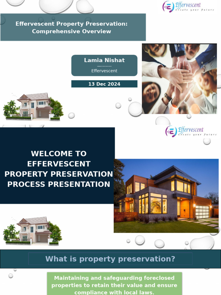 Presentaion On Property Preservation - Lamia Nishat | PDF | Flooring | Building Engineering