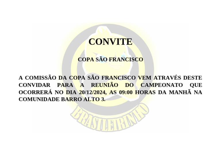 CONVITE | PDF