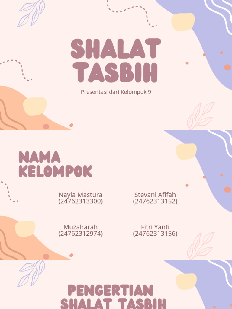Panduan Lengkap Shalat Tasbih | PDF