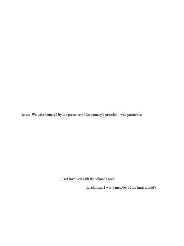 Eyuel Seyoum Personal Essay | PDF