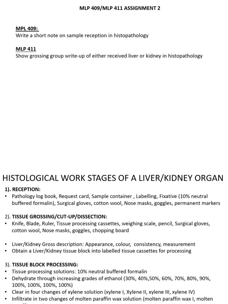 Histopathology Techniques Overview | PDF | Histology | Staining