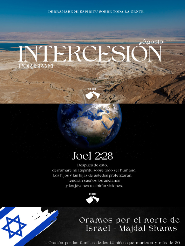 Intercesión Kol Kore AGOSTO | PDF