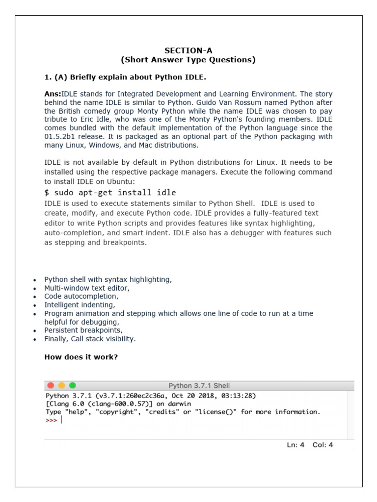 Python QP Solution Jan-2023 | PDF | Boolean Data Type | Python (Programming Language)