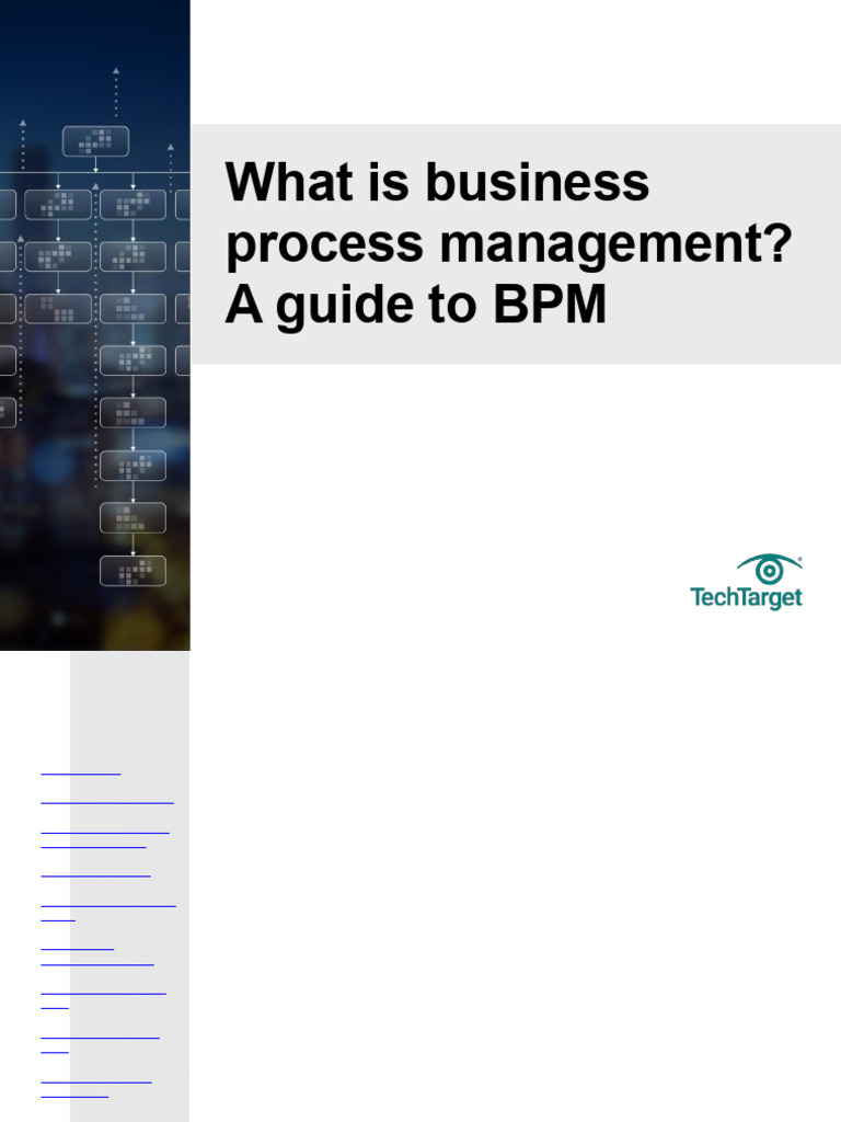 BPM_Pillar_PDFdownload | PDF | Business Process Management | Business Process