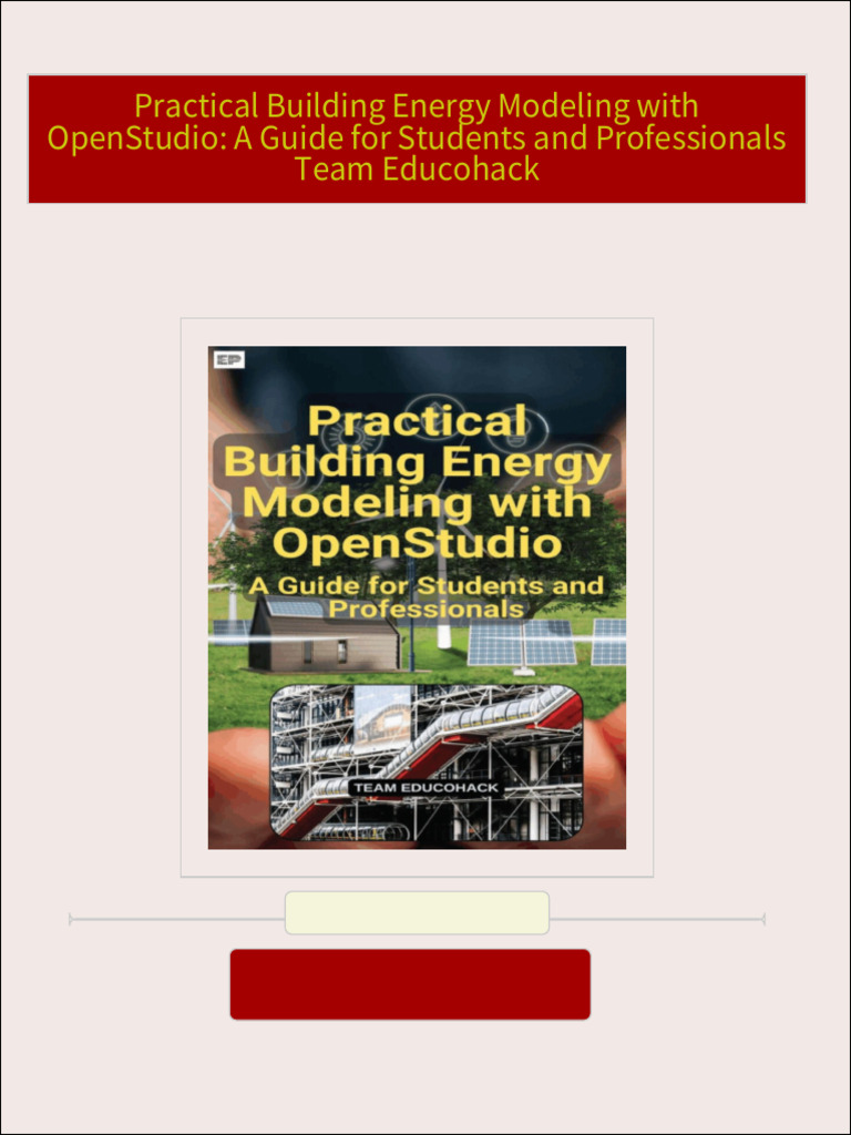 Where can buy Practical Building Energy Modeling with OpenStudio: A ... Where can buy Practical Building Energy Modeling with OpenStudio: A ...