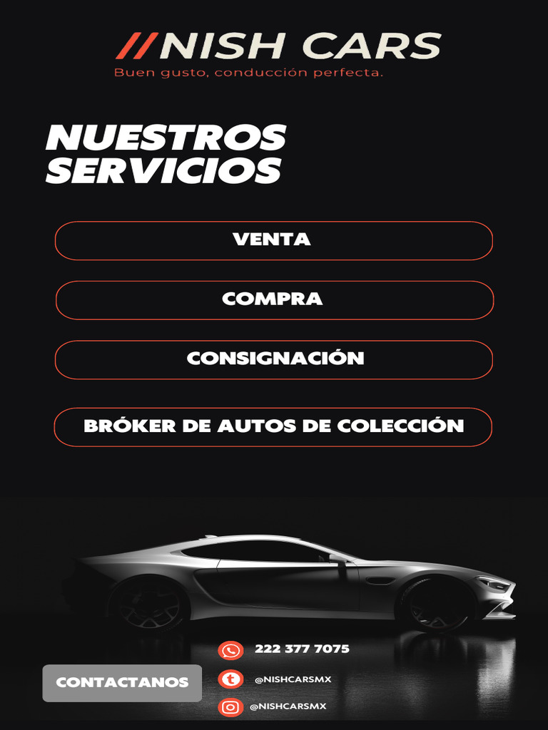 Nish Cars - Brochure Servicios 2 | PDF