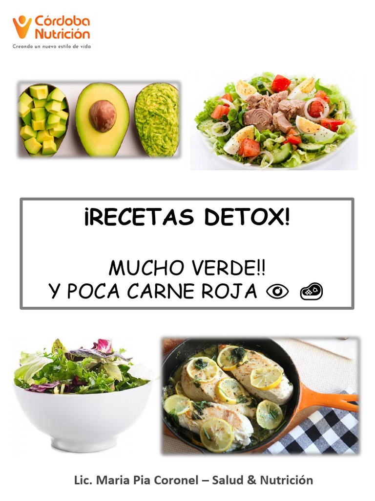 Recetas Detox | PDF | Cocina occidental | Cocina
