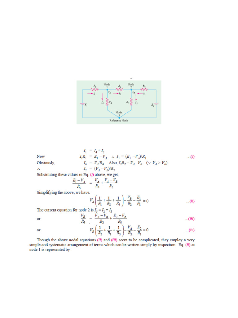 Nodal Analysis With Sources | PDF | Electrical Resistance And ...