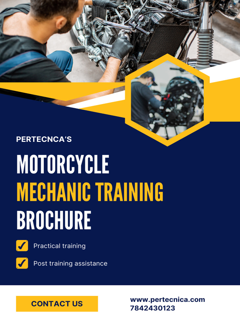 Motorcycle Mechanic Training | PDF | Internal Combustion Engine ...