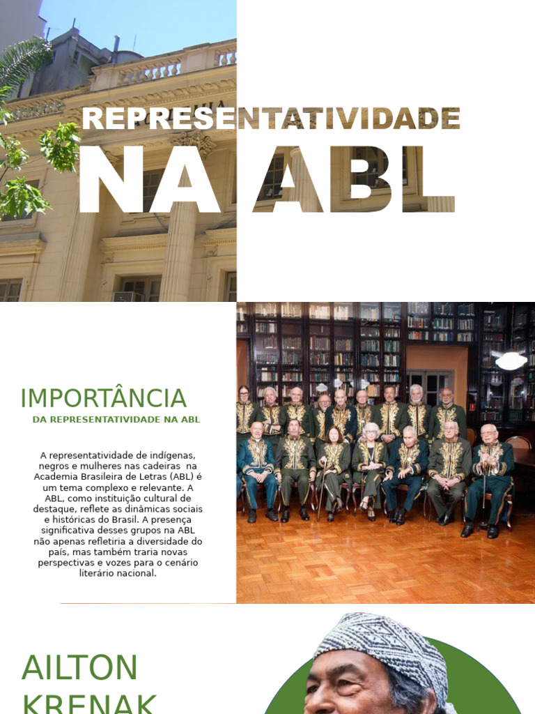 Representatividade Na ABL | PDF | Brasil