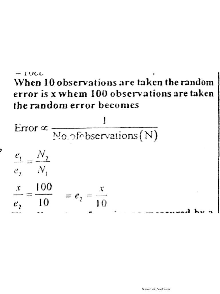 Units and Measurements Day 10 Error in Measurements | PDF